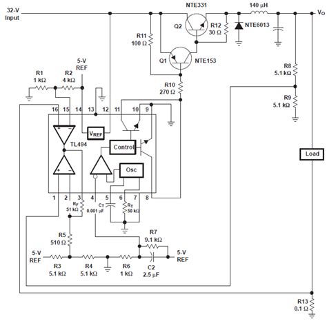 Power Supply Tl494cn And Error Amplifier Electrical Engineering