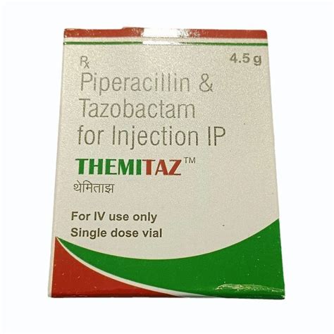 Piperacillin Tazobactam Injection Ip 4 5 G At Rs 75 Vial In Barasat Id 2853462075755