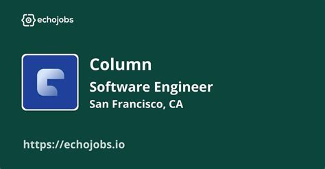Column Is Hiring Software Engineer San Francisco Ca Api Go R