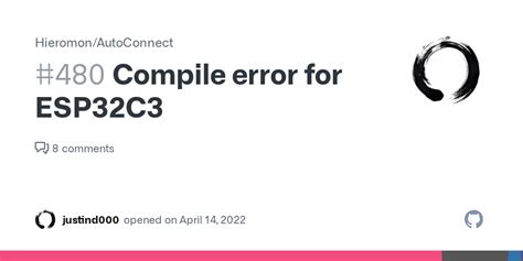 Compile Error For Esp32c3 · Issue 480 · Hieromonautoconnect · Github