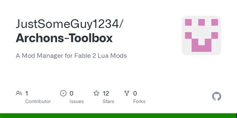 github justsomeguy1234 archons toolbox a mod manager for fable 2 lua