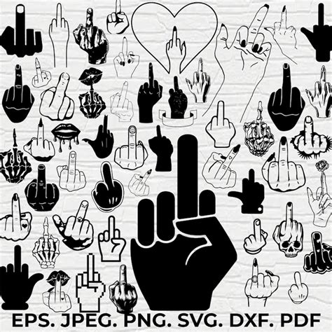 Middle Finger Etsy