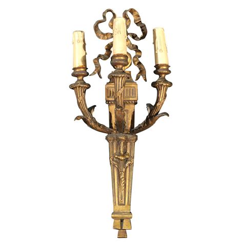 A Large Single Gilt Bronze Sconce For Sale Classifieds