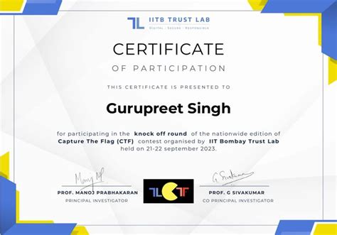 Gurupreet Singh On Linkedin Ctf Cybersecurity Iitbombay Trustlabiitb Networking