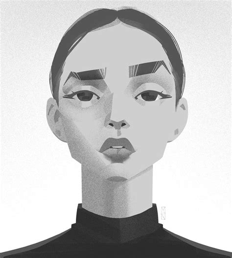 Study On Behance Shadow Drawing Sketches Face Illustration