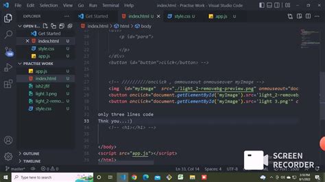 Shahab Khan On Linkedin Frontend Vscode Mouseover Mouseout Html