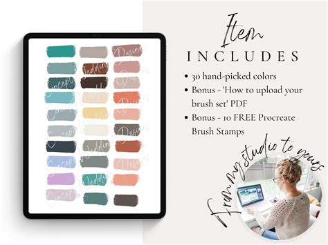 Beach Sunrise Procreate Color Palette Procreate Color Etsy