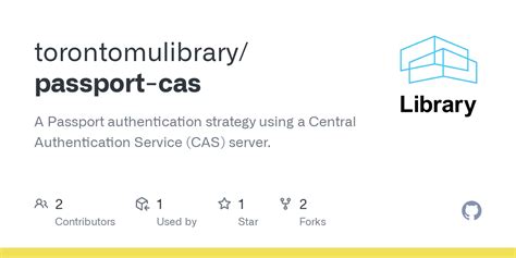 Github Torontomulibrarypassport Cas A Passport Authentication