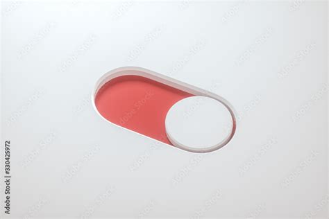 Slide Switch And Touch Button Science And Technology D Rendering Stock Illustration Adobe