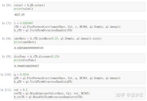 四使用QuantLib Python评价期权 3 知乎 四使用QuantLib Python评价期权 3 知乎