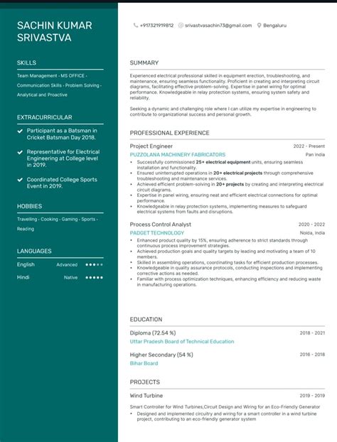 Sachin Srivastva On Linkedin Dear Hiring Team Im Seeking For A Job Opportunity For Electrical