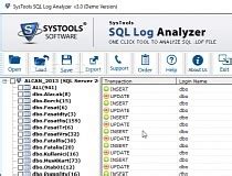 SysTools SQL Log Analyzer Download Analyze Activity In Your SQL Server Either By Directly
