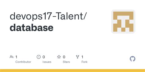 Github Devops17 Talentdatabase