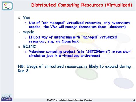 Lhcb Distributed Computing During The Lhc Runs 12 And 3 Ppt Download