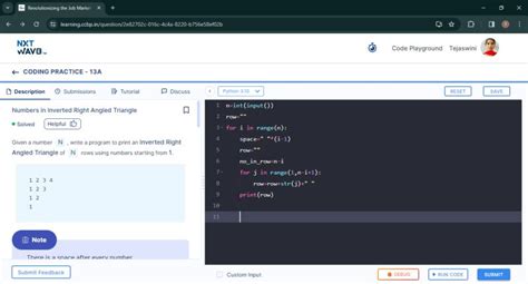 Tejaswini Miryala On Linkedin Day74 100daysofcodechallenge Pythonprogramming Ccbp Nxtwave