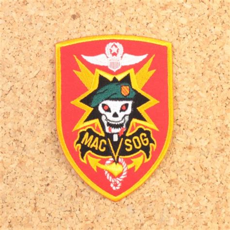 Mac V Sog Patch Colour Vietnam Sog Patch