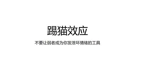 心理氪代表谈踢猫效应 哔哩哔哩