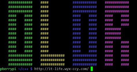【筆記】ansi Color 顏色表 Console Colors Table 資訊人生 It Life