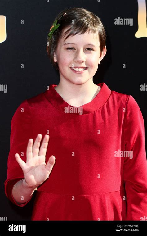 Ruby Barnhill Attends The La Premiere Of The Bfg Held At El Capitan