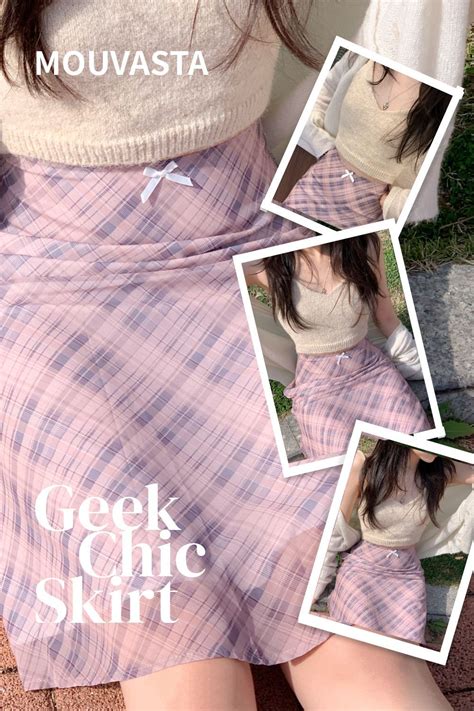 긱시크봄신상타사비교x 리본 체크 미디스커트 2color 메쉬 샤 쉬폰 슬림핏 빈티지 유니크 힙 에이블리