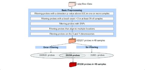 Infinium Humanmethylation450 Beadchip Data Preprocessing Download Scientific Diagram