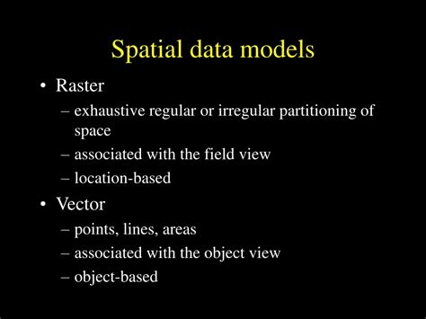 Ppt Spatial Data Models Raster Vector And Hybrid Approaches For Efficient Spatial Analysis