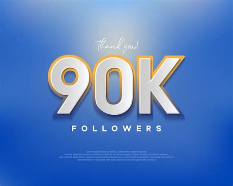 Premium Vector Colorful Designs For 90k Followers Greetings Banners