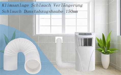 Fhzytg Klimaanlage Schlauch Verlängerung Schlauch Lüftungsschlauch