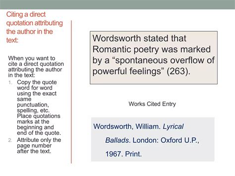 Mla Citation Guide PPTX Poetry Books And Literature