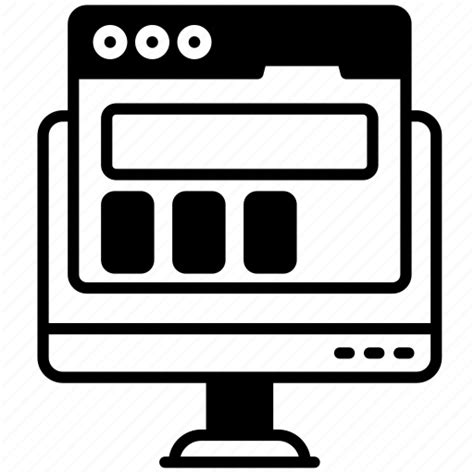 Wireframe Layout Web Layout Template Web Template Website Design Website Icon Download