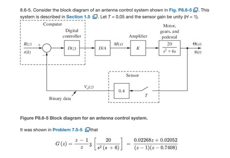 86 5 Note That The Problem States The Sensor Gain