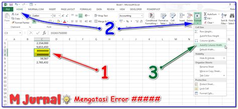 Penyebab Dan Cara Mengatasi 9 Pesan Error Dari Rumus Excel M Jurnal