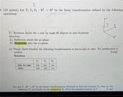 Points Let T T T R R Be The Linear Chegg Com