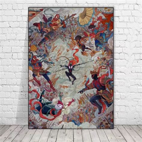 Cuadro Decorativo Spiderman Marvel Comics Miles Morales Meses Sin Interés