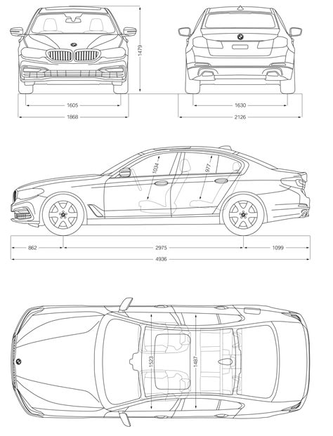 Bmw 5 Series 2017 Blueprint Download Free Blueprint For 3d Modeling
