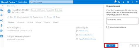 How To Request Access To A Data Source In Microsoft Purview Microsoft Learn