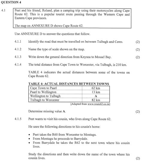 Grade 12 Mathematics Literacy Past Paper