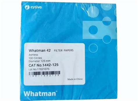 Whatman Filter Paper No 42 125 Mm At ₹ 4850 Box In Vadodara Id 2854602107462