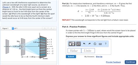 Solved Let S Use A Two Slit Interference Experiment To Chegg Com