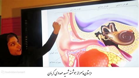 ساختار گوش درس سوم علوم پنجم سرکار خانم جهان آرا دبستان هوشمند شهید مهدوی