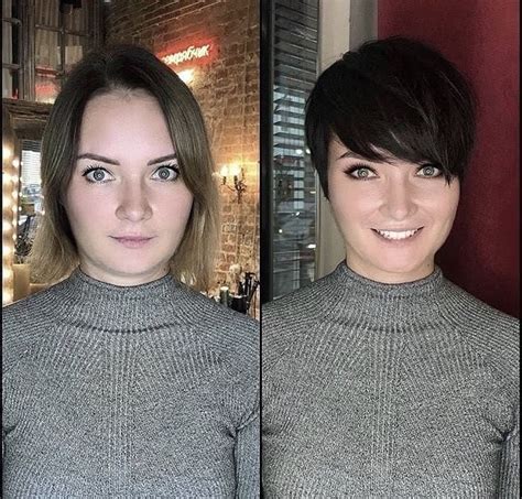 110 Before After Short Hair Photos Long To Short Hair