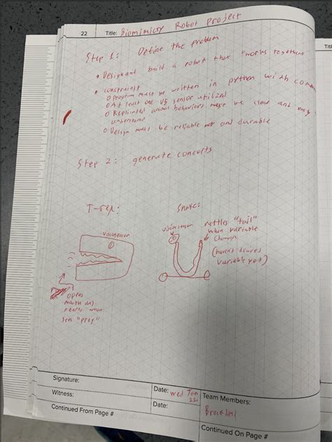 Biomimicry Robot Project