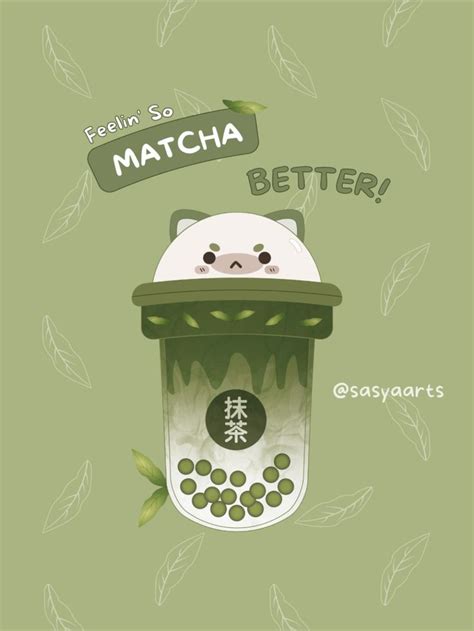 Matcha Wallpaper Simple Doodles Cute Easy Doodles Matcha