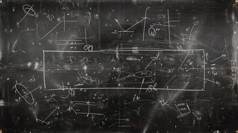 Premium Photo Mathematical Formulas On A Worn Chalk Blackboard