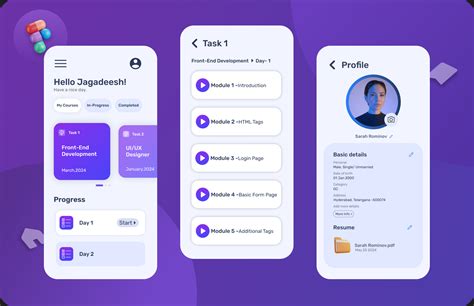 E Learning Application Figma