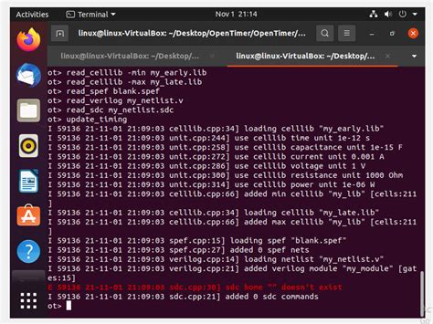 Error While Using Update Timing Command In OpenTimer Issue 49