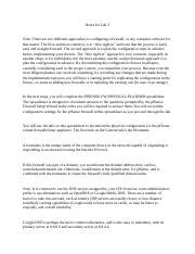 Configuring A Firewall Best Practices And Planning Steps Course Hero