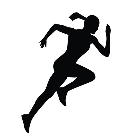 9 746 Athletic Male Female Silhouette Stock Vectors And Vector Art Shutterstock