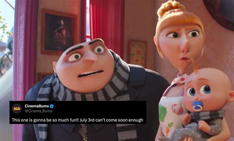 Gru And Minions Are Back Despicable Me Teases Family Danger And An Angry Honey Badger