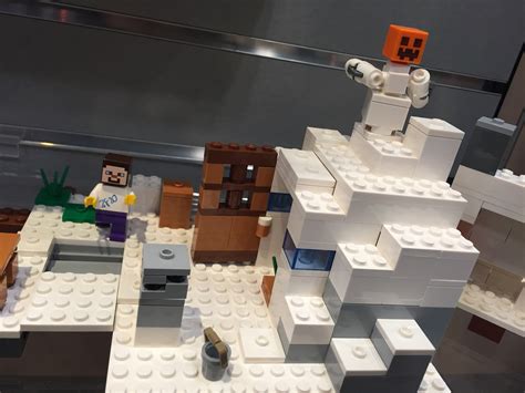 Lego Minecraft Snow Hideout 21120 Summer 2015 Set Bricks And Bloks